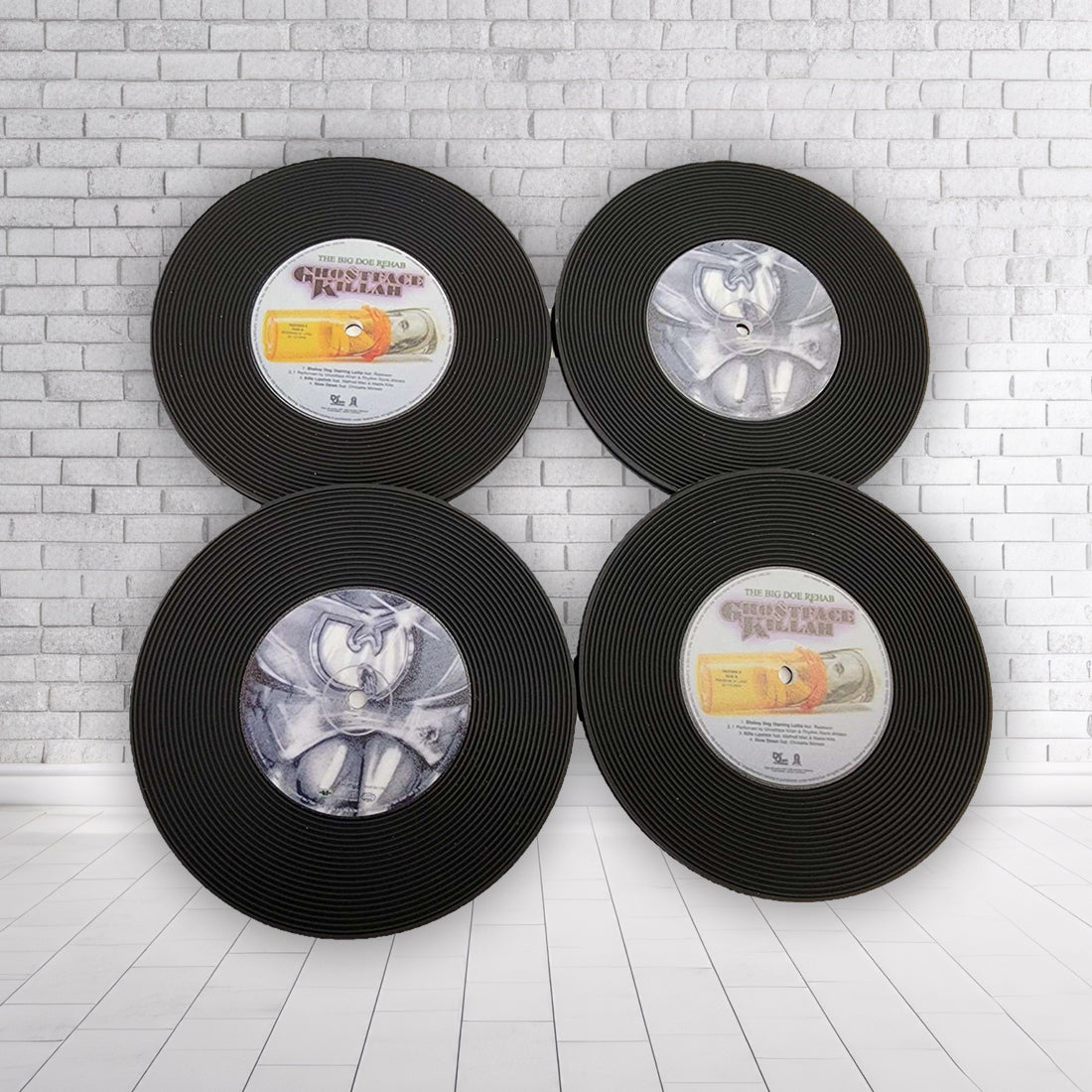 Ghostface Killah 4 Piece Record Coaster Set – killah-koffee